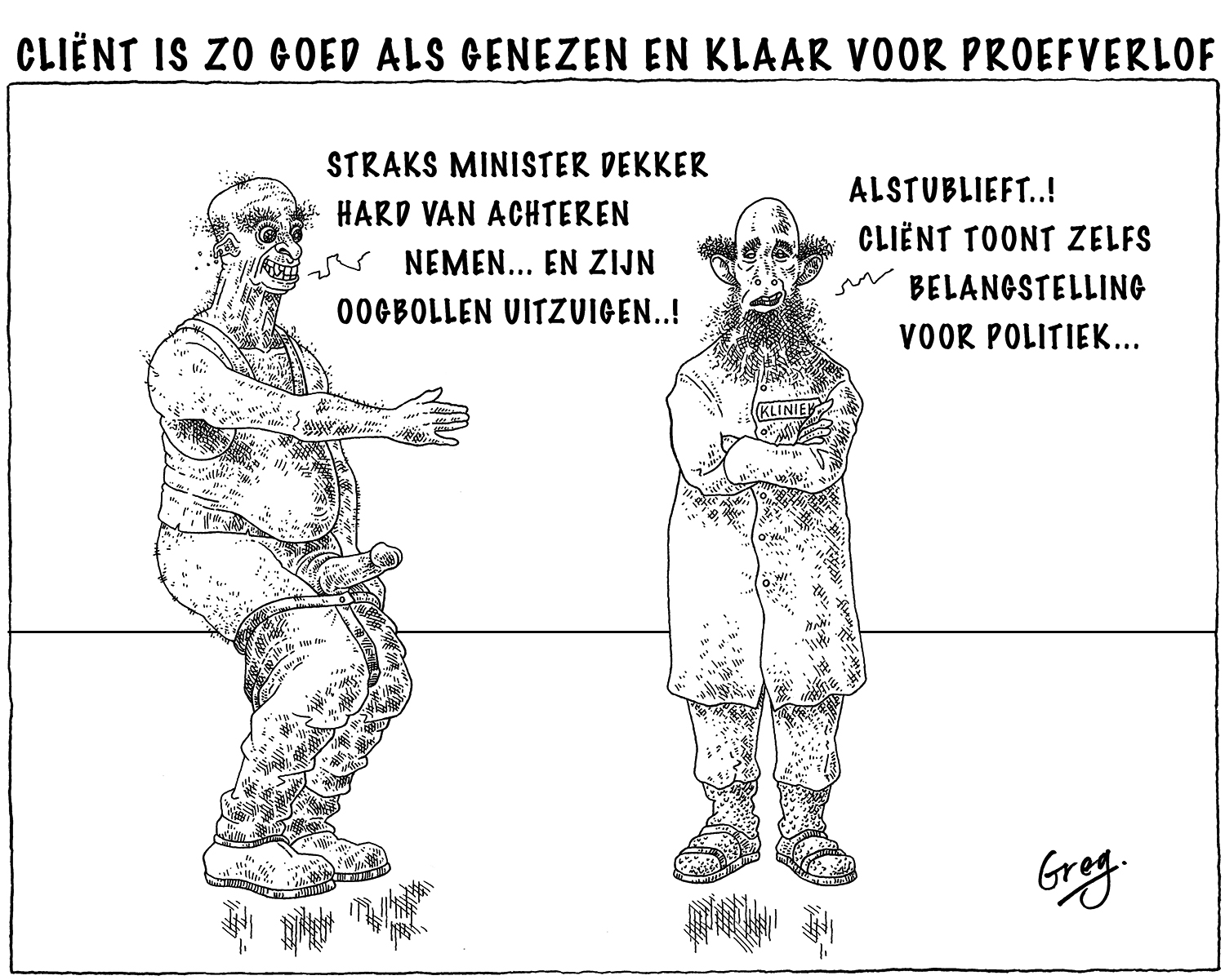 GeenStijl: Gregorius Nekschot is op onbegeleid verlof