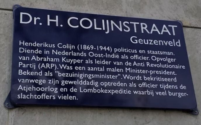 GeenStijl: Oud-premier/straatnaambordje Hendrik Colijn mag Militaire ...