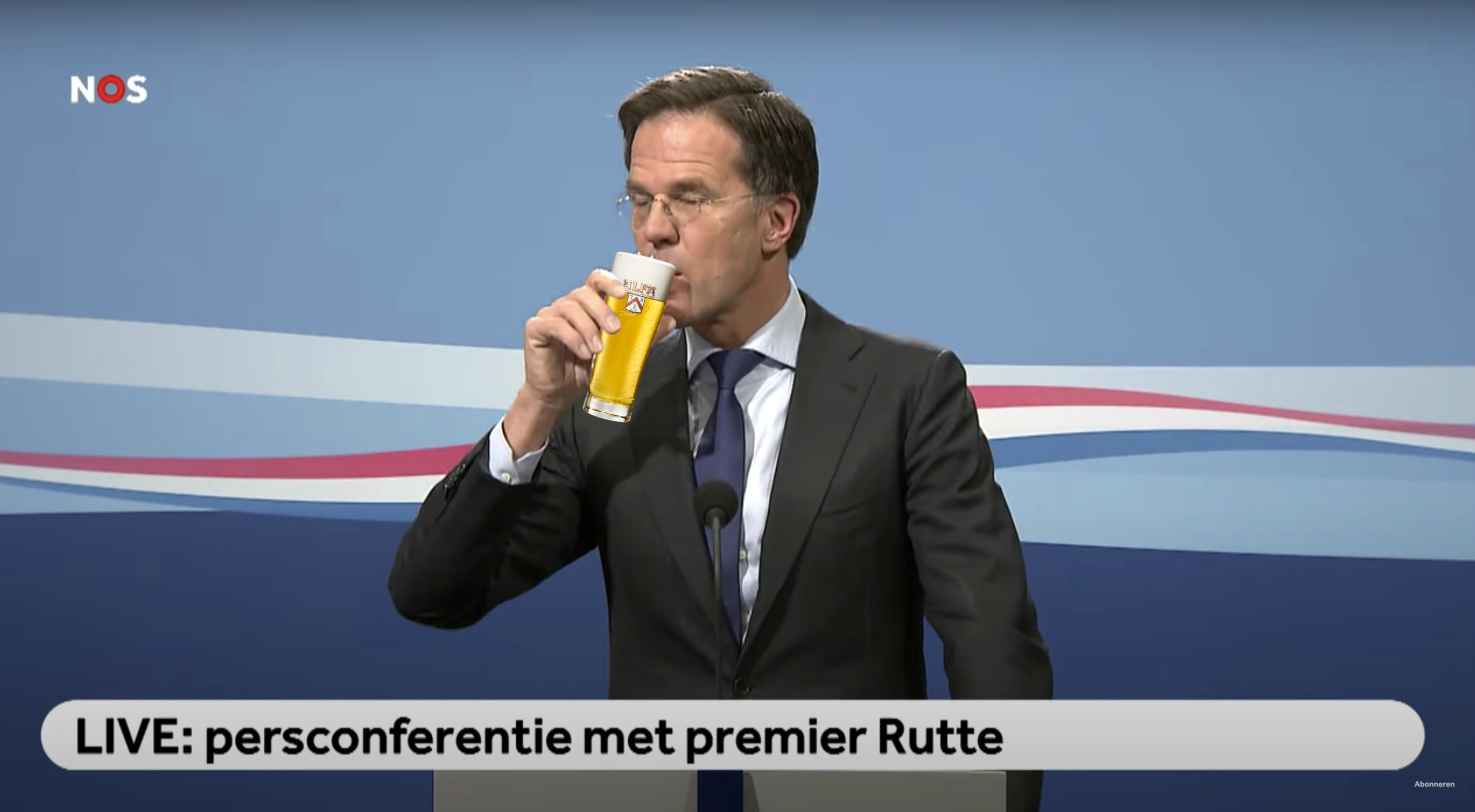 GeenStijl: LIVE - Persco MinPres Rutte over CoronaCrisis