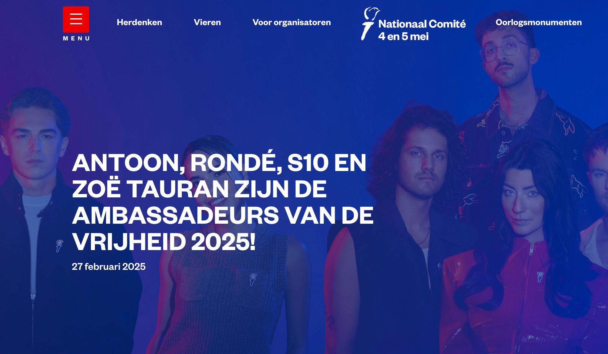 GeenStijl: 'Ambassadeur van de Vrijheid' 4&5 mei Zoë Tauran trad op ...